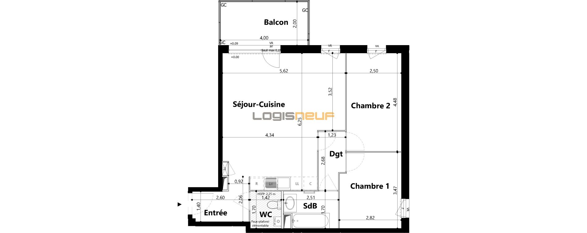 Vente appartement T3 de 65 m² à Ambérieu-en-Bugey, résidence « L'écrin ...