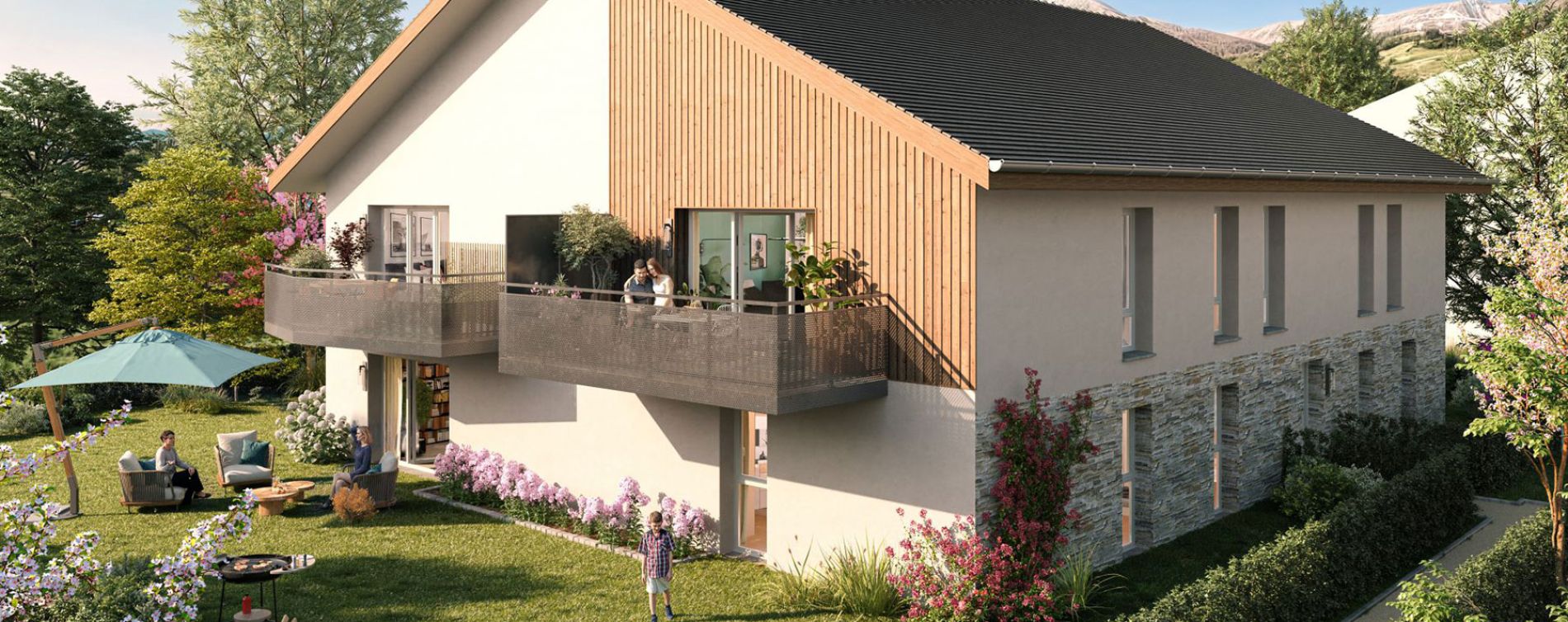 Les Jardins du Mont-Joigny à Myans programme neuf