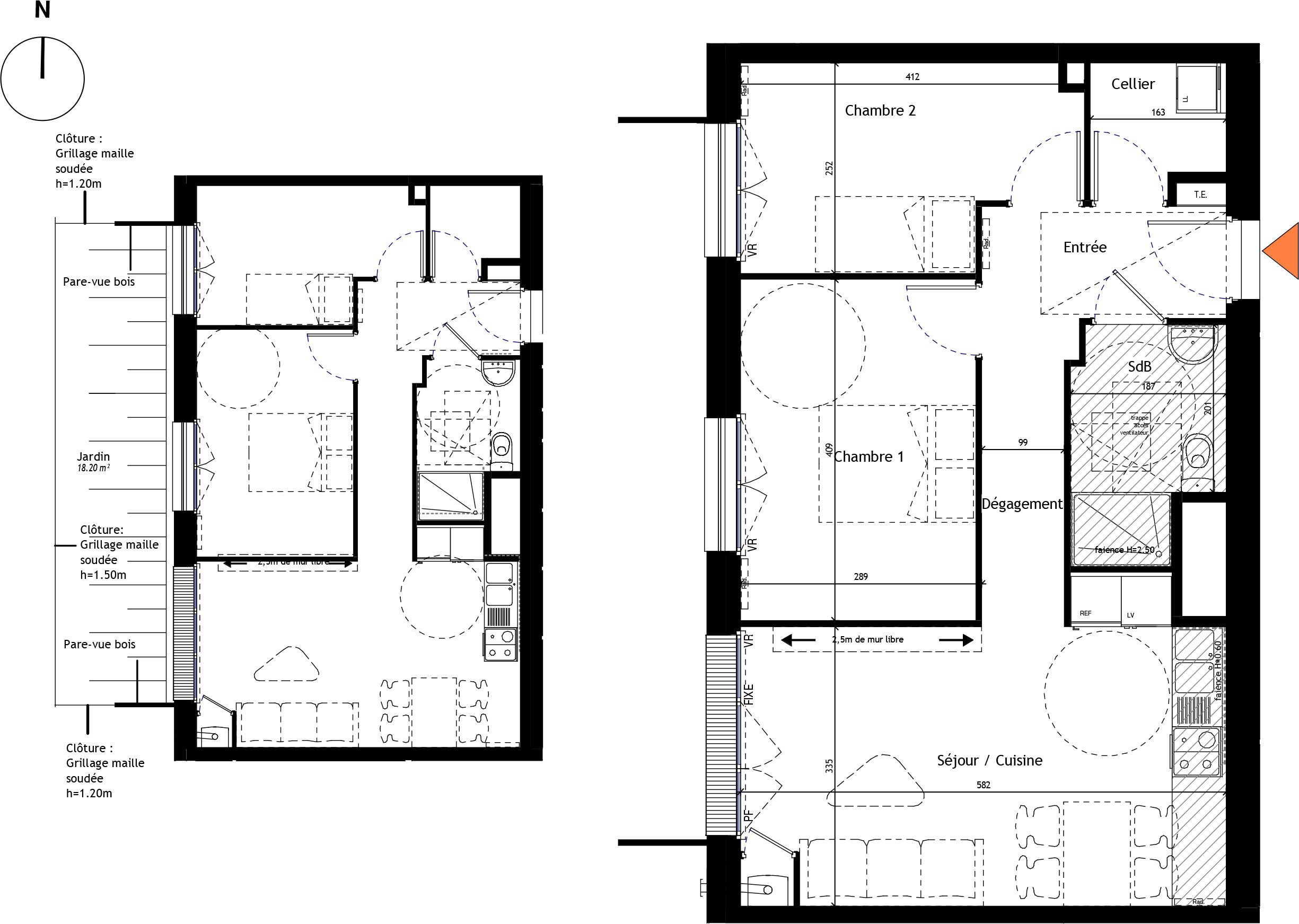 Appartement T3 De 55 97 M2 Rdc O Le Clos Saint Avit Lhermitage Ref 176