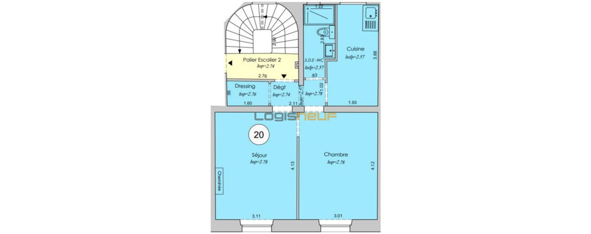 Vente appartement T2 de 39 m² à Vincennes, résidence « VINCENNES VICTOR ...