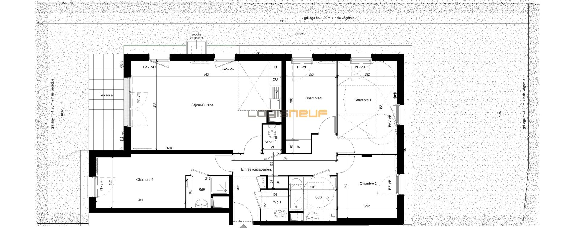 Vente appartement T4 de 98 m² à Mantes-la-Jolie, résidence « Coeur ...