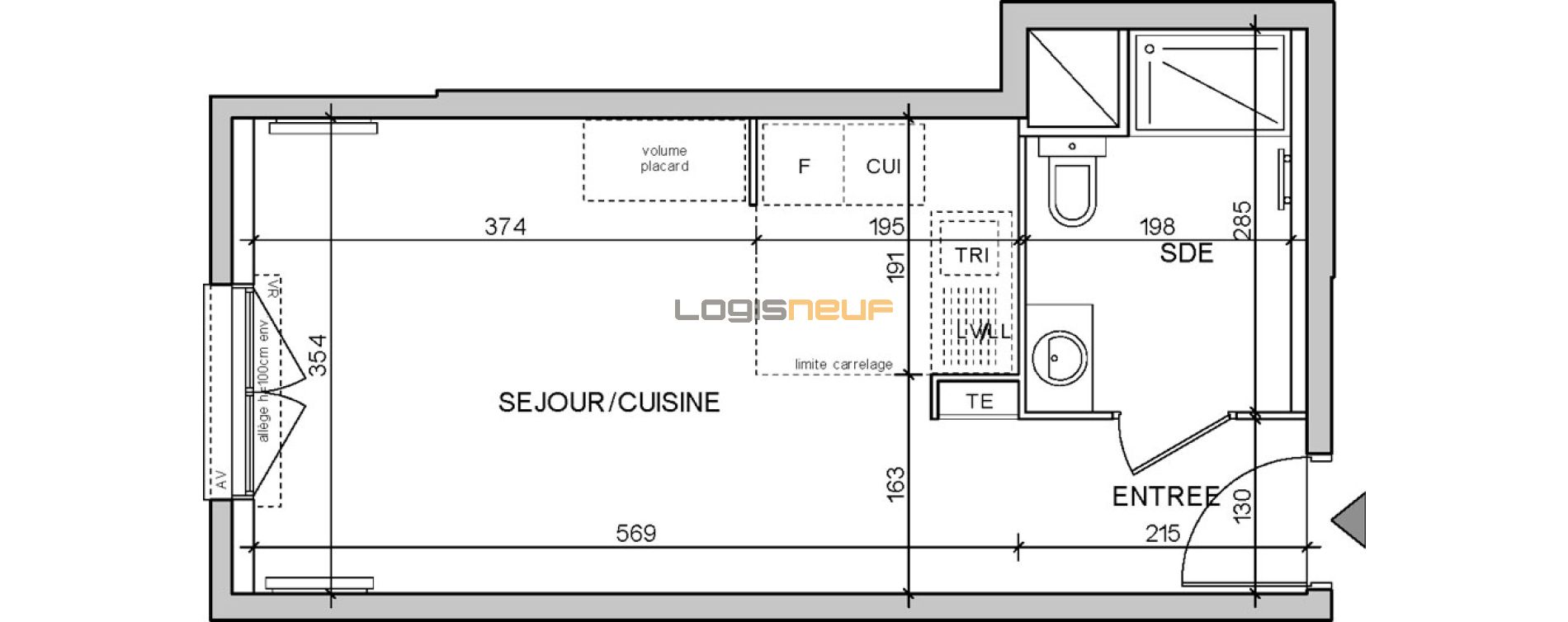 Vente appartement T1 de 28 m² à Villennes-sur-Seine, résidence « Seine ...